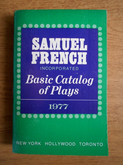 Samuel French - Basic catalog of plays - Cumpără